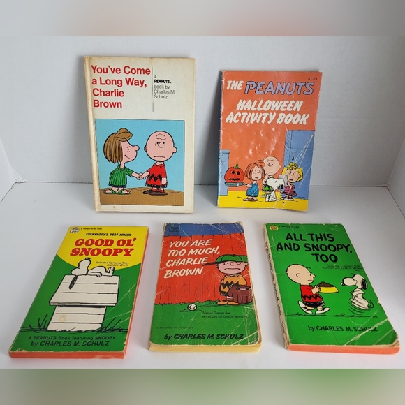 Peanuts | Other | Bundle Of 5 Vintage Charles M Schulz Peanuts Cartoon ...